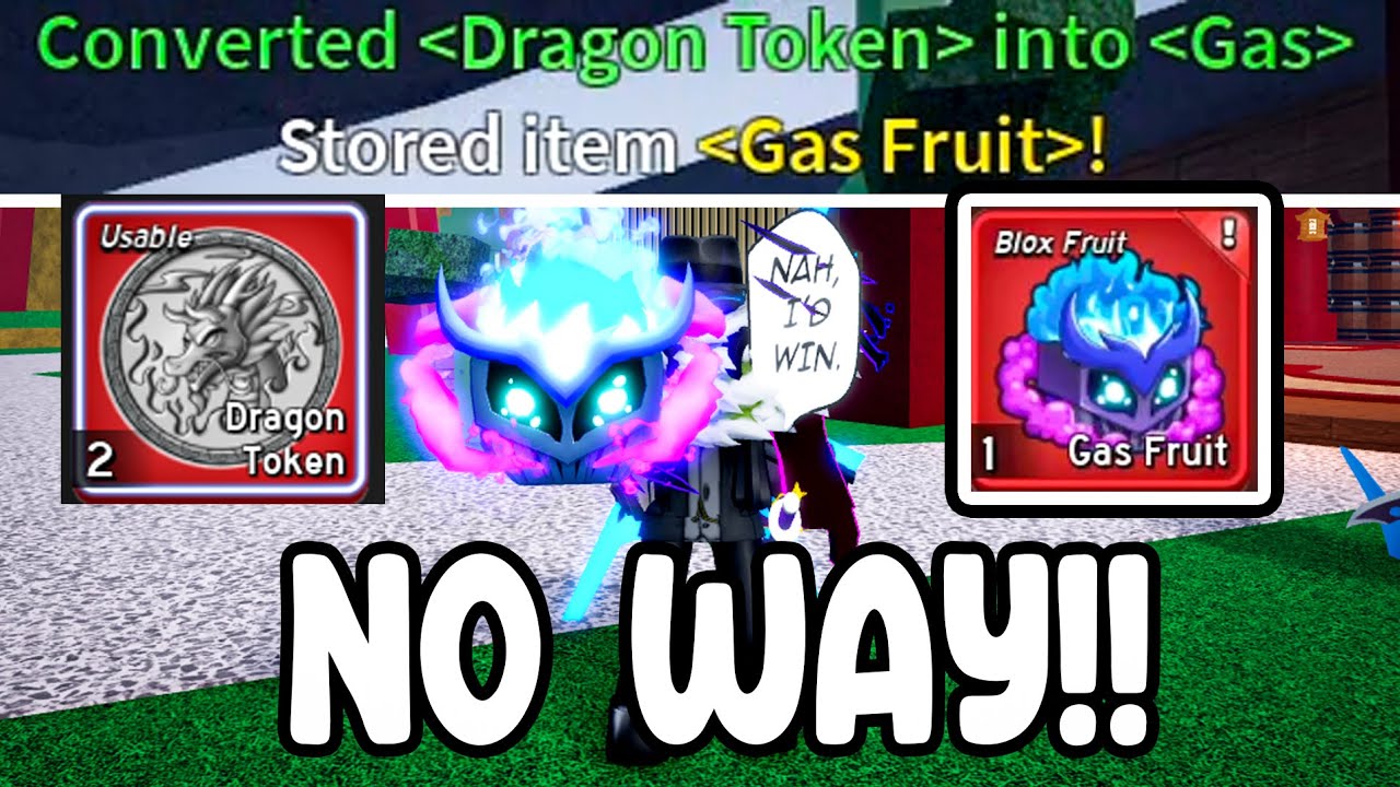 NO WAY I GOT FREE GAS FRUIT USING NEW DRAGON TOKEN IN BLOX FRUIT - YouTube