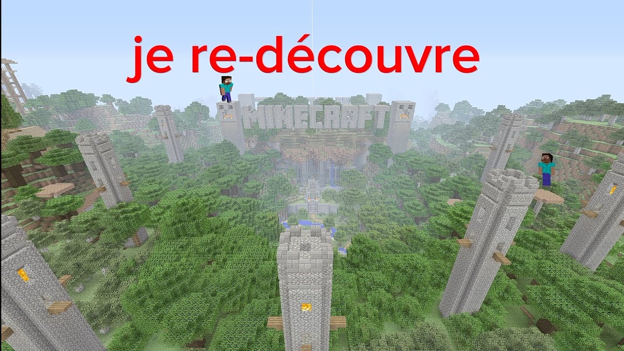 re-découvrir le didacticiel de minecraft (1.13 je crois) - YouTube