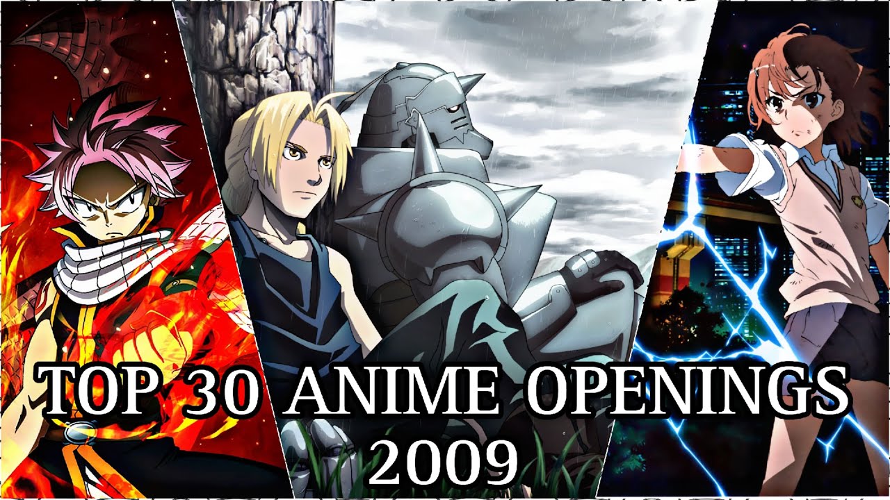 My Top 30 Anime Openings 2009 - YouTube