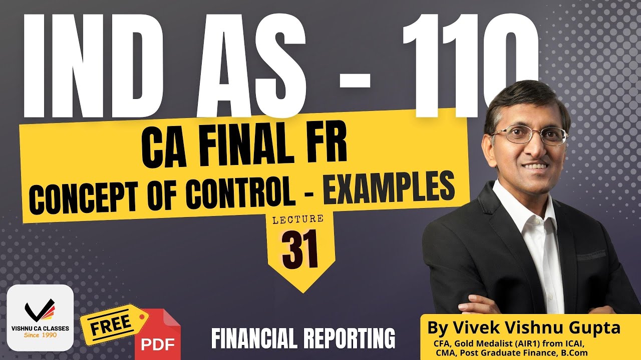 IND AS 110 | Concept of Control 3rd Element | Power and Returns | CA ...