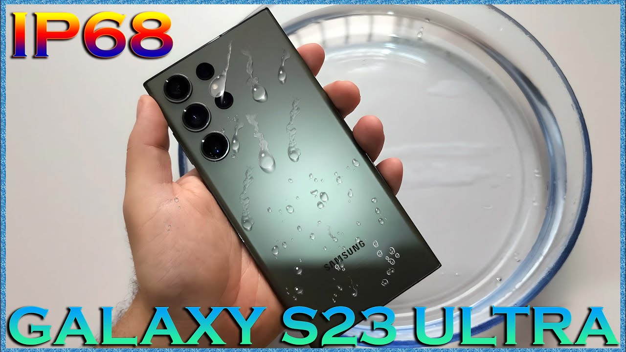 O POLÊMICO E DUVIDOSO iP68 DO GALAXY S23 ULTRA📵🙄 VALE A PENA TESTAR A ...
