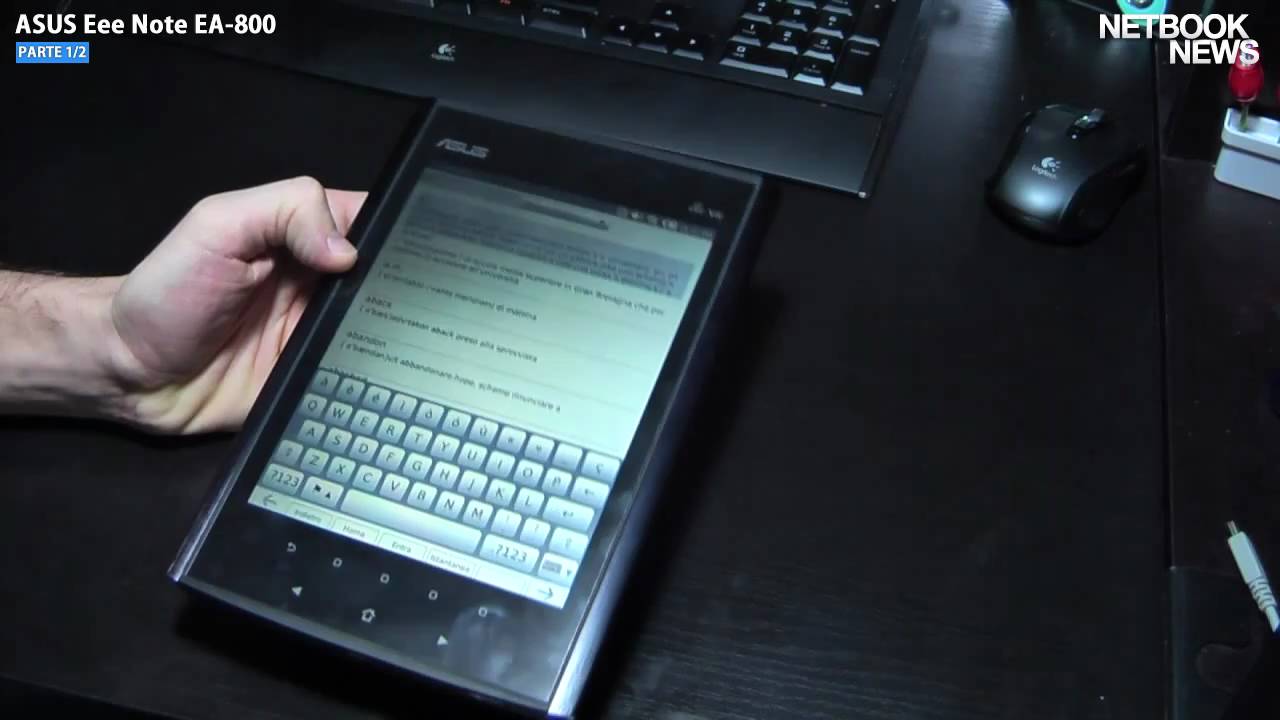Recensione Asus Eee Note EA800 - Parte 1/2 - YouTube