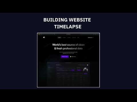 Coding Timelapse. Website building - YouTube