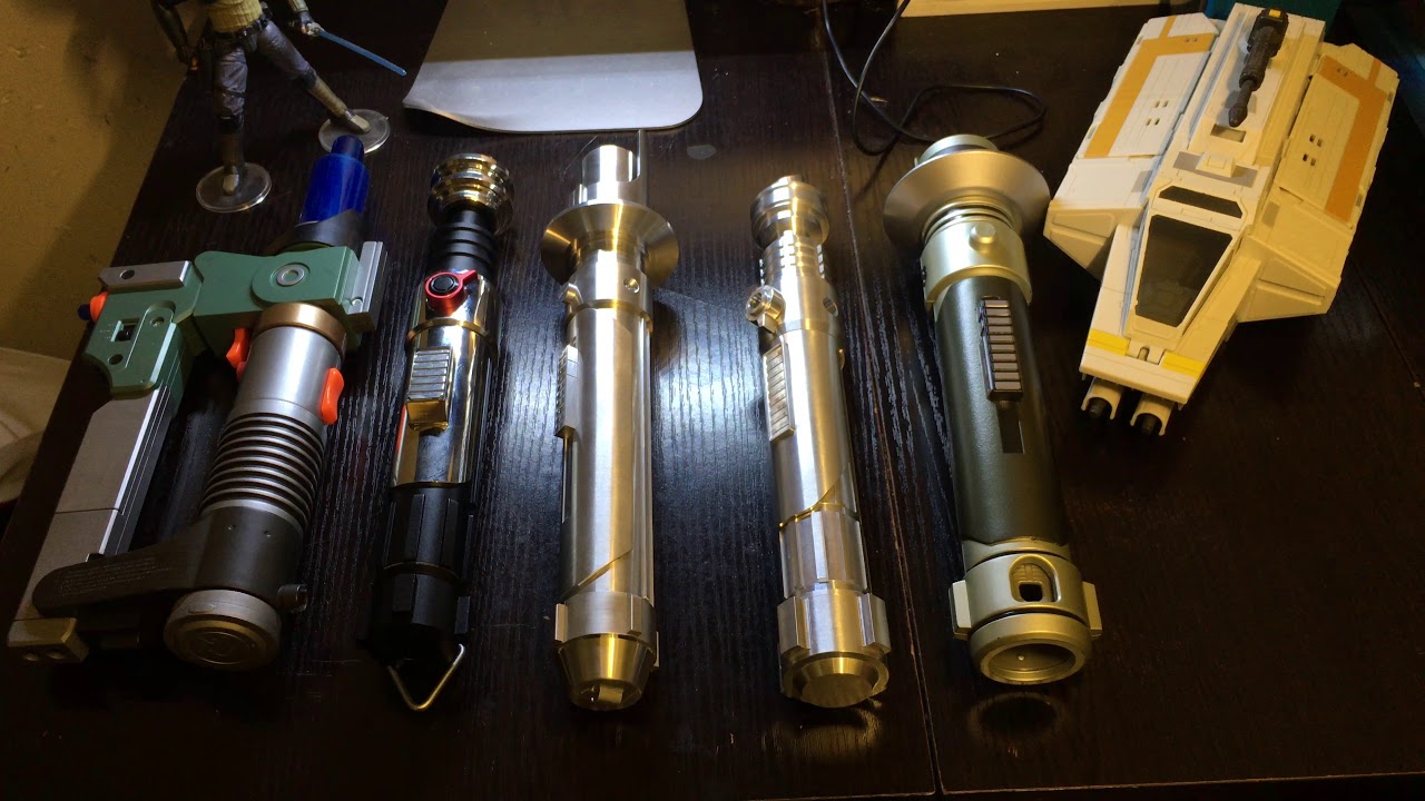 Star Wars rebels lightsaber collection! - YouTube