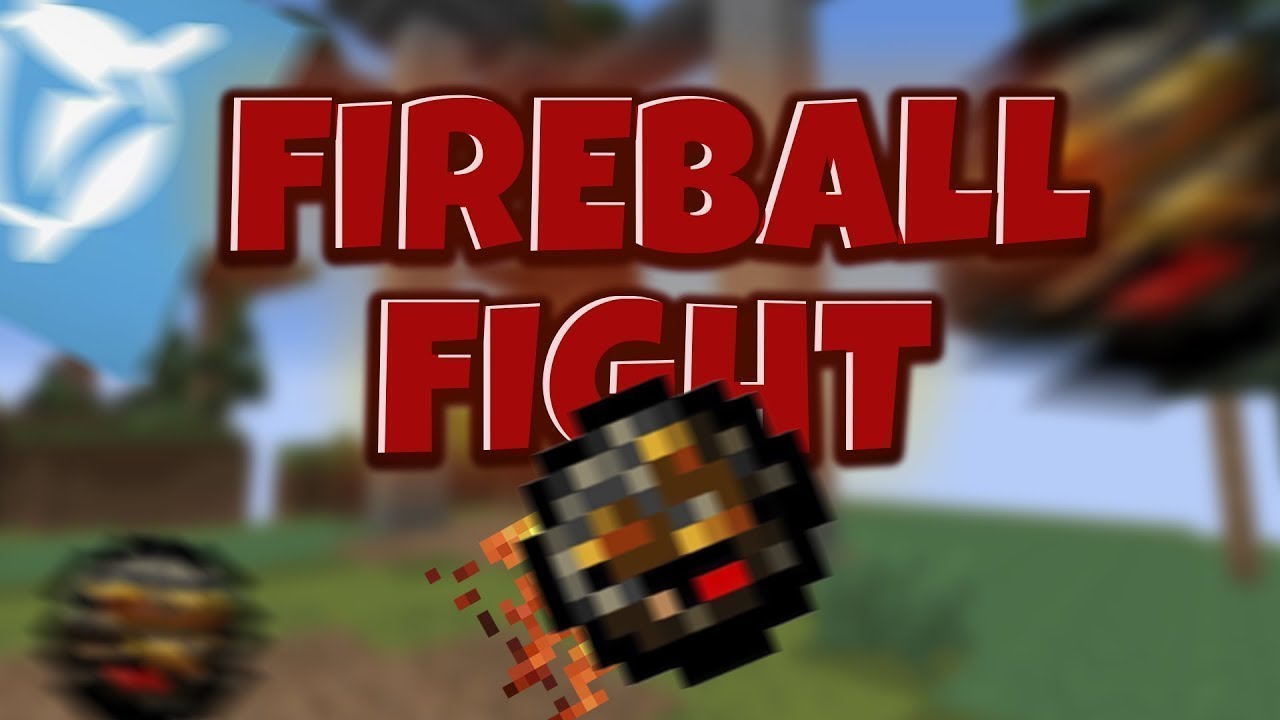 Minecraft Fire ball fihgt - YouTube