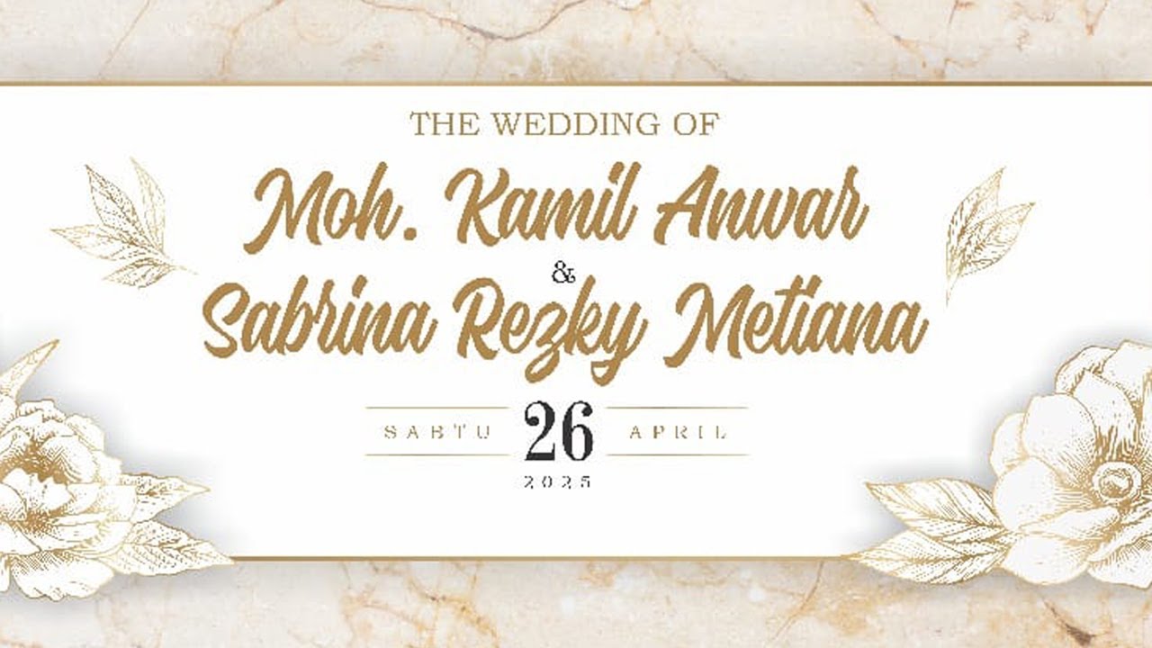 🔴LIVE RESEPSI PERNIKAHAN MOH. KAMIL ANWAR & SABRINA RESKY METIANA ...