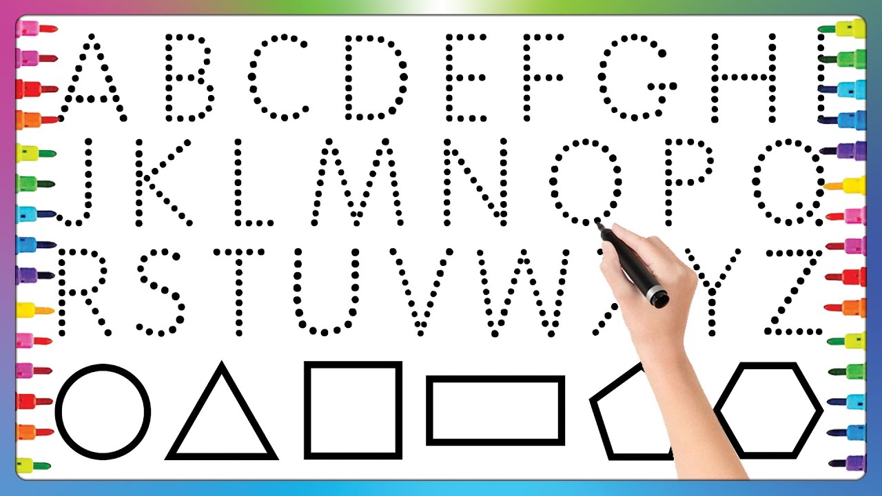 ABC, ABCDSONG | SHAPES , SHAPES NAME | learn shapes | alphabet a to z # ...