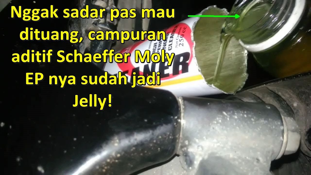 Aditif Schaeffernya malah jadi Jelly! Drain oli PTT, ganti dengan Prima ...
