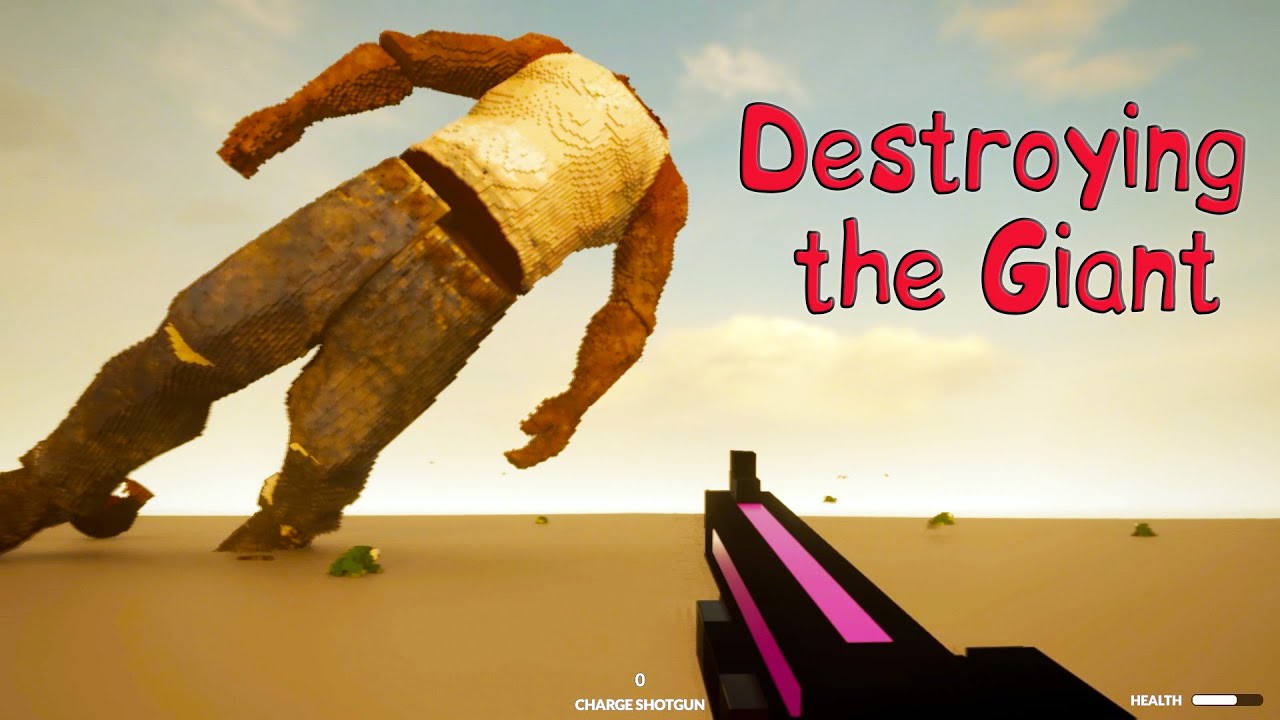 Destroying a giant with different weapons - Teardown - YouTube