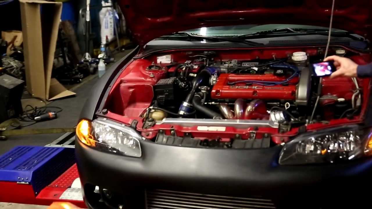 STOCK 4G63 6bolt 96 eclipse gst "slowboy racing G60" 380whp 291 trq ...