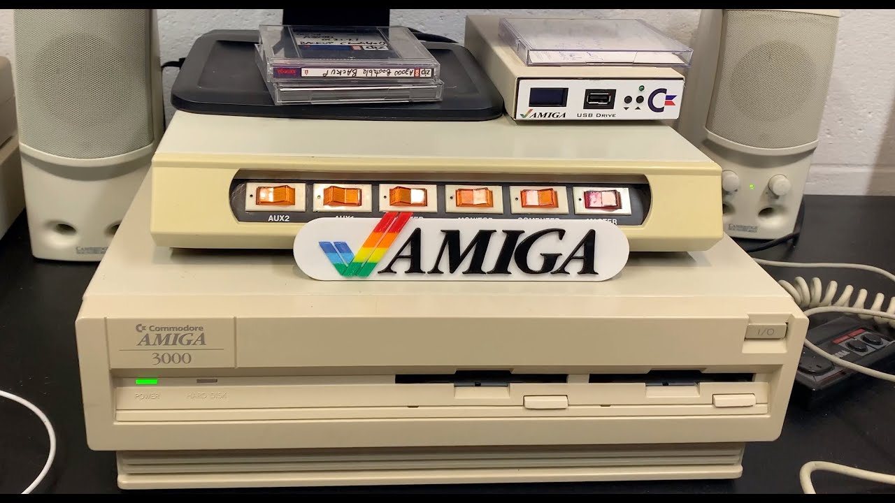 Amiga 3000 clock and battery fixes - YouTube