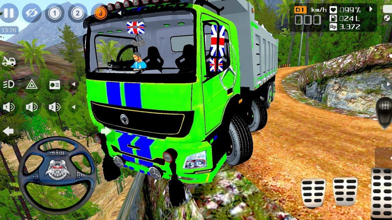 Bharat Benz 12 Wheel Transport Truck Mod For Bus Simulator Indonesia ...