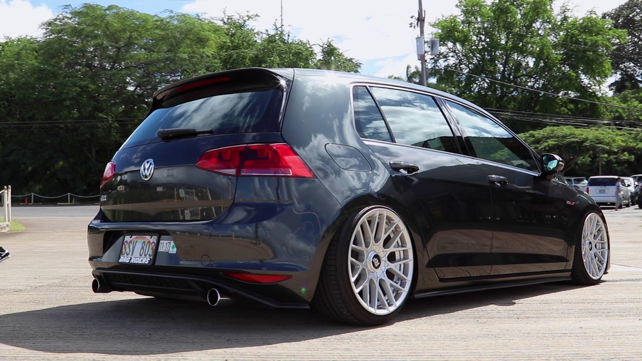 Destin's Bagged Mk7 GTI - YouTube