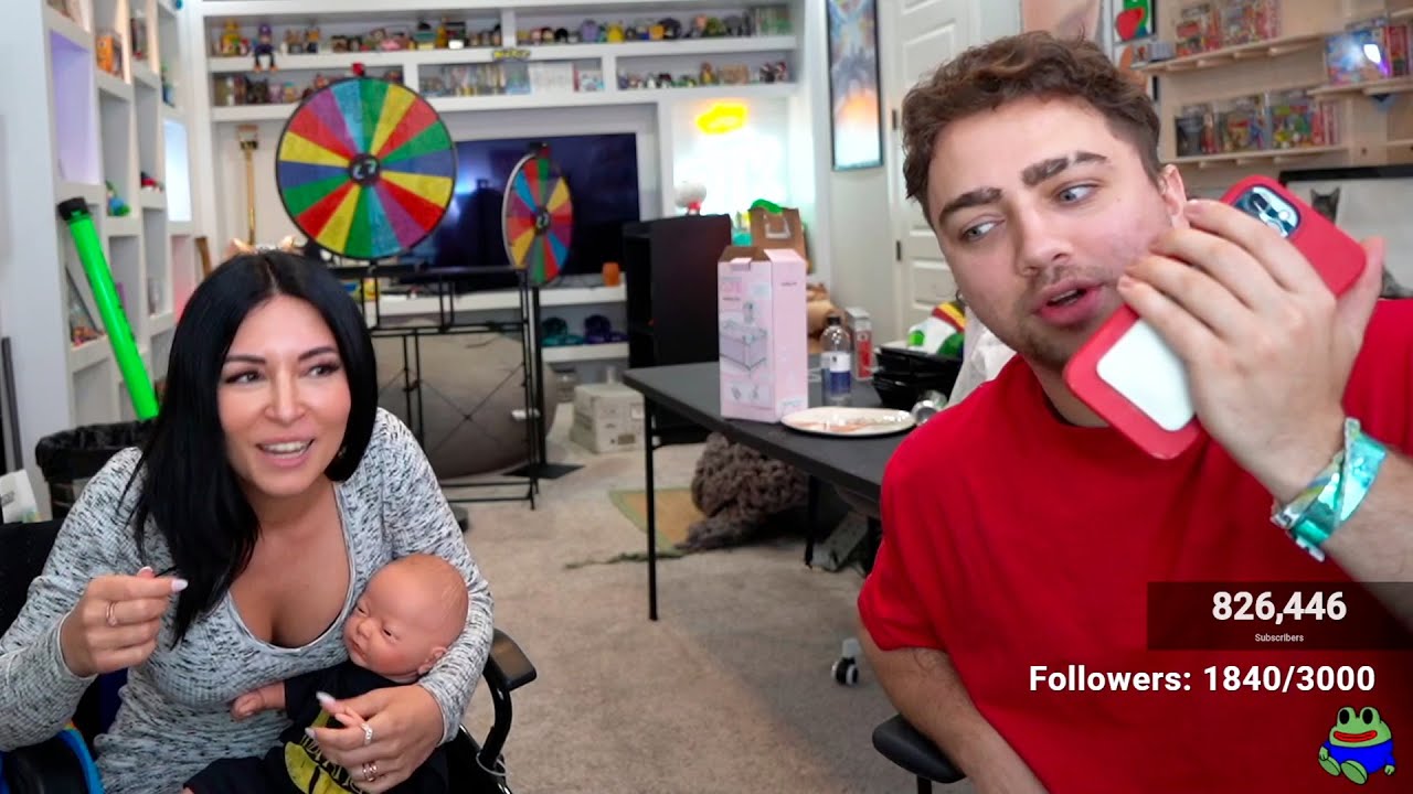 Mizkif tells his Parents he had a Baby with Alinity - YouTube