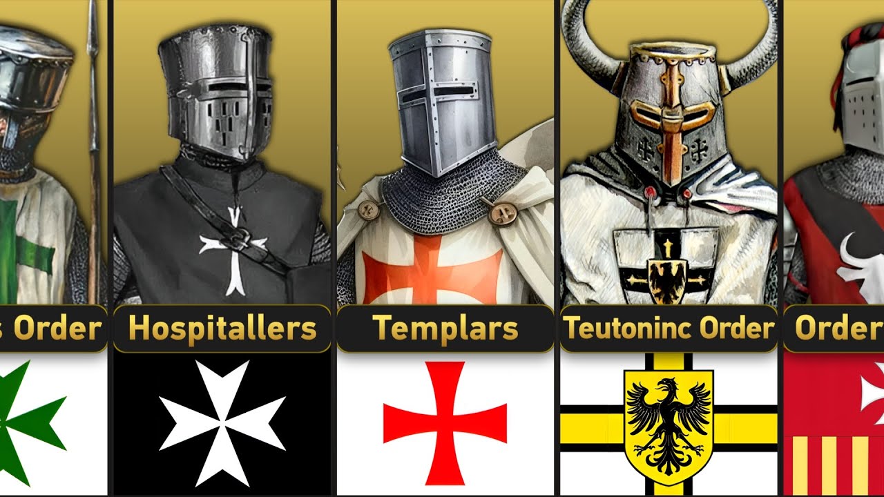 All Crusader Military Orders in History! Some of Them You Won't Believe Exist! - YouTube