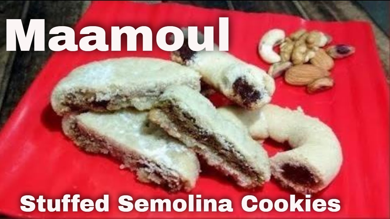 Maamoul Recipe |Nuts Stuffed Cookies |How to make maamoul।Stuffed ...