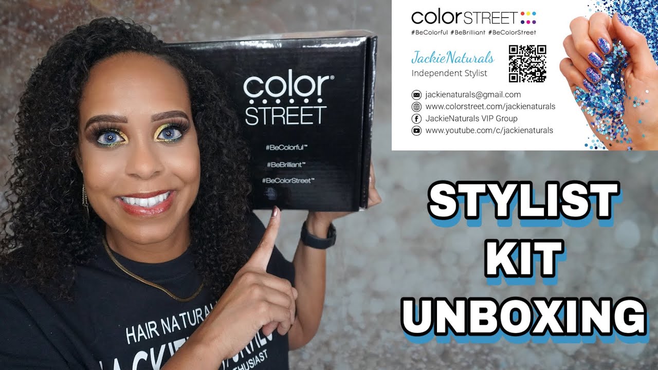 COLOR STREET STYLIST KIT UNBOXING | JackieNaturals - YouTube