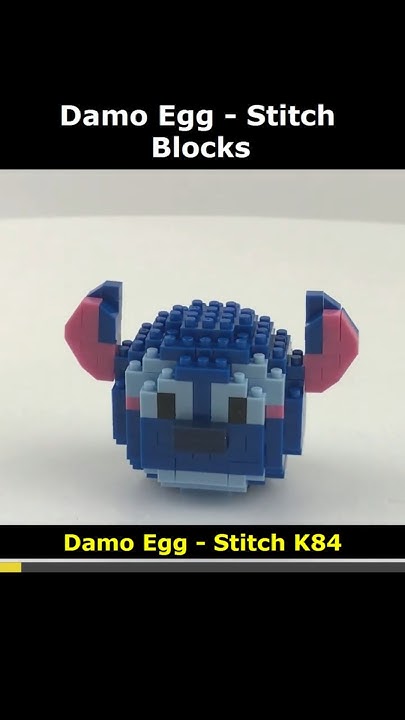 Damo Egg Stitch K84 Mini Blocks Preview #lego #brick #miniblock #nanoblock #block - YouTube