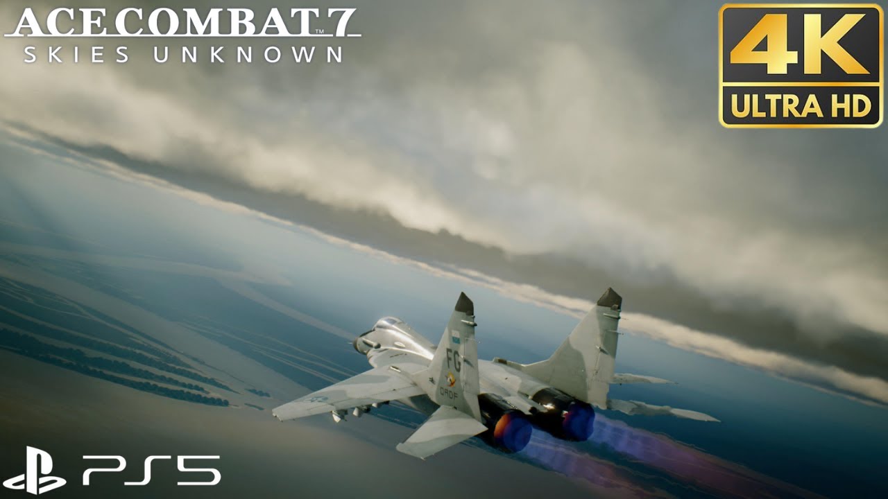 (PS5) Ace Combat 7 GAMEPLAY NO PS5 | Caça MIG 29 | GRÁFICOS INCRÍVEIS ...