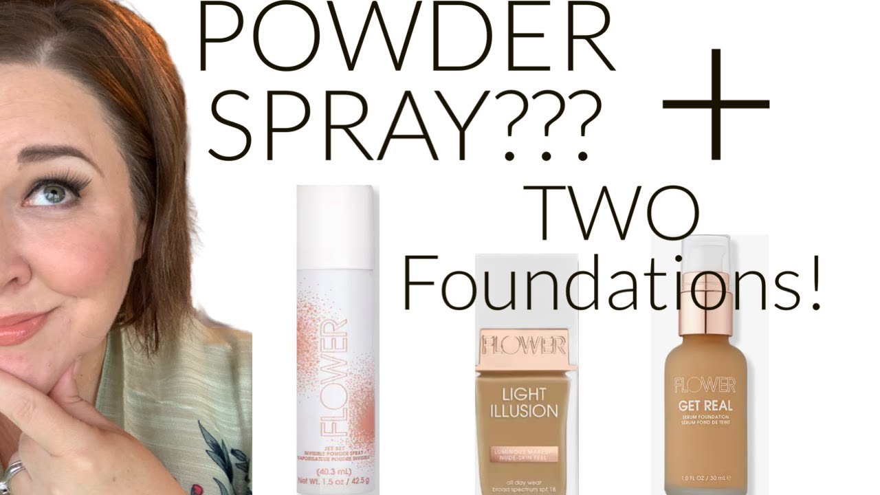 Flower Beauty Invisible Powder Spray +2 FOUNDATIONS! - YouTube