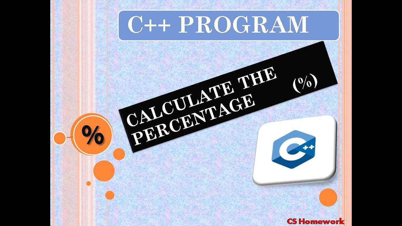 C PROGRAM CALCULATE PERCENTAGE OF MARKS YouTube C PROGRAM CALCULATE PERCENTAGE OF MARKS YouTube