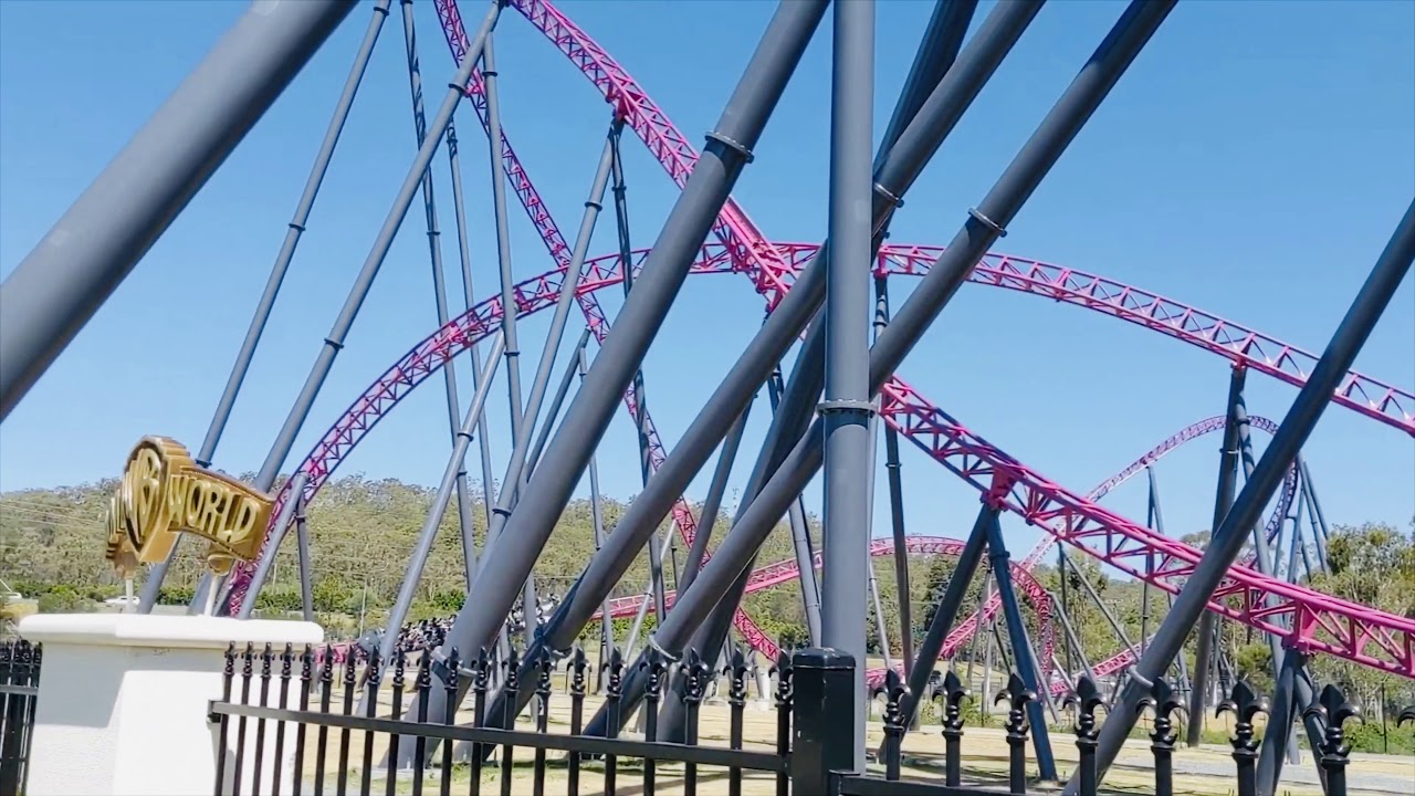DC RIVALS HYPERCOASTER EXCLUSIVE 10 MINS OFF RIDE FOOTAGE - YouTube