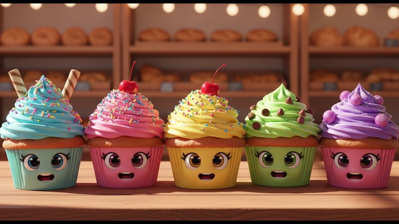 Counting Cupcakes on a Sunny Day 2 🧁☀️ | Numbers Song for Kids | Learn ...