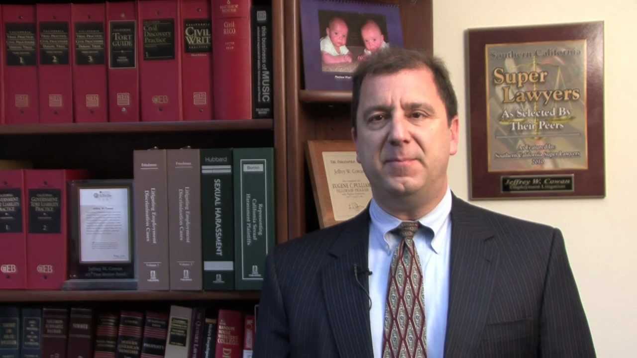 Los Angeles/Beverly Hills Employment & Business Trial Lawyer Jeffrey ...