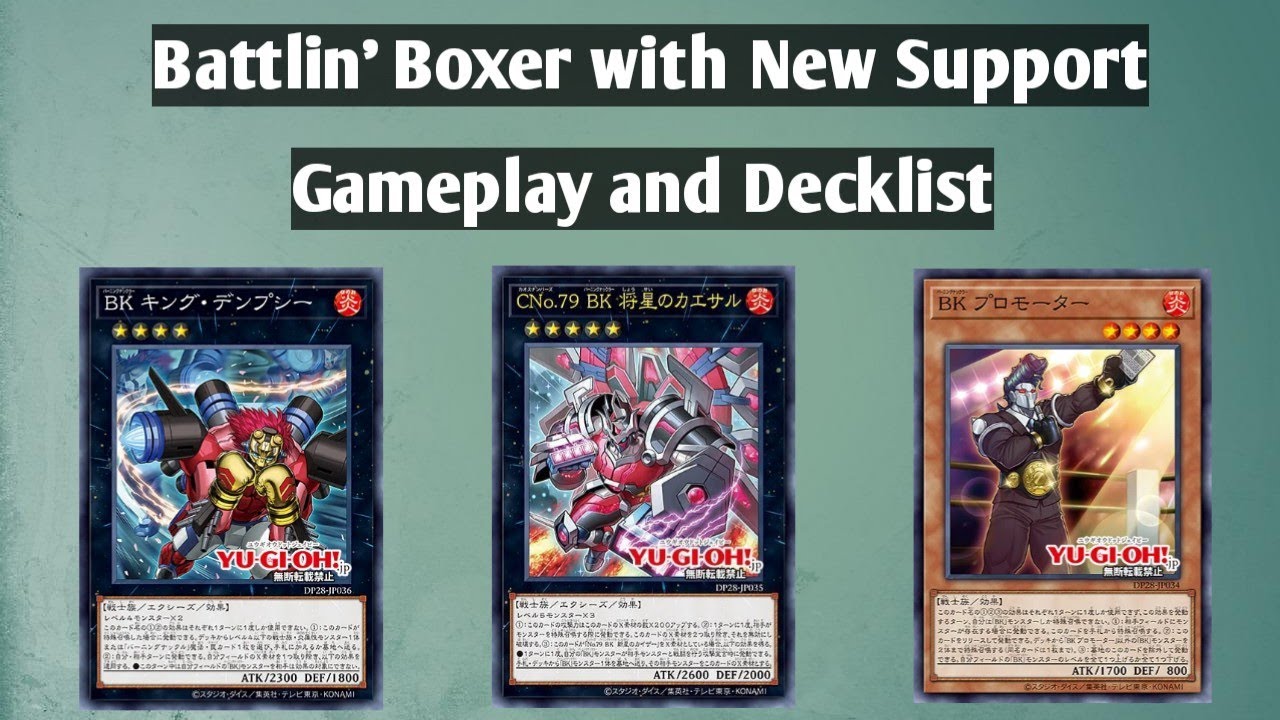 Yu-Gi-Oh! Battlin' Boxer Gameplay Duel and Decklist | Edopro - YouTube