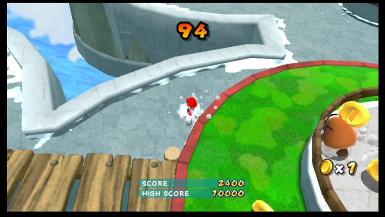 Super Mario Galaxy 2 Part 15: The Chimp's Stomp Challenge - YouTube