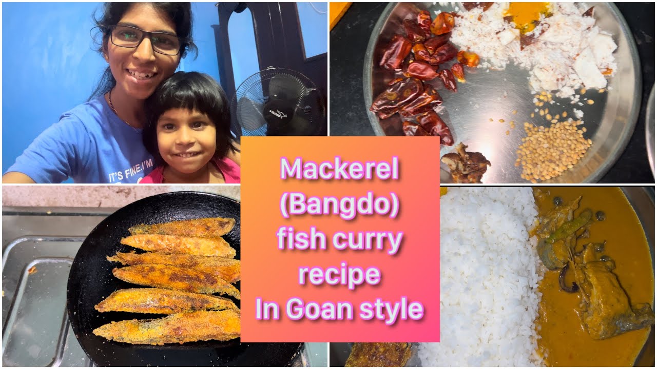Mackerel(Bangdo)fish curry recipe in Goan style!simple and delicious ...