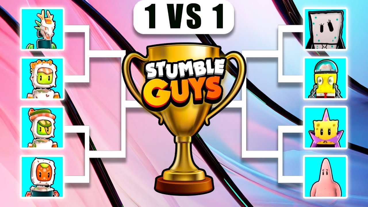 Sushi VS SpongeBob Skins In Stumble Guys Tournament Battle 🔥 - YouTube