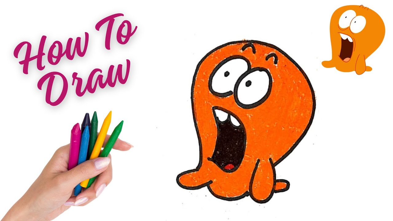 How to draw Lamput | Easy drawing - YouTube
