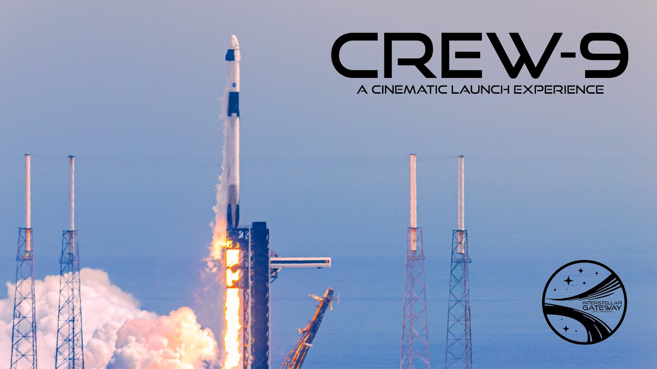 NASA Crew 9 - Cinematic Launch Experience - YouTube