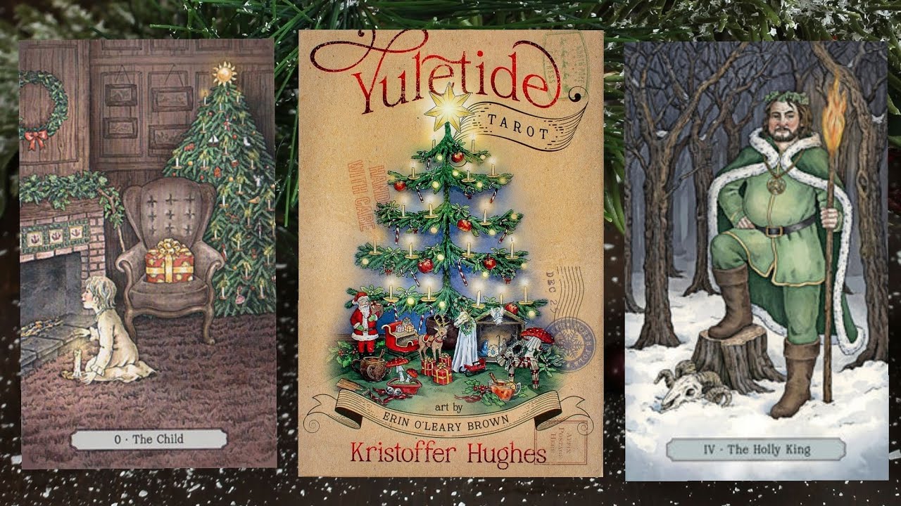 🎄🎁 Le magnifique Yuletide Tarot de Kristoffer Hughes 🎁🎄 - YouTube