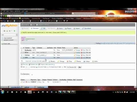 Linking SQL to Access Using Wampserver - YouTube