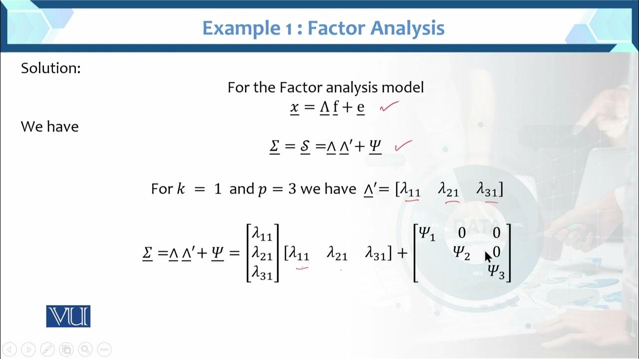 Example 1: Factor Analysis | Multivariate Analysis | STA633_Topic098 ...