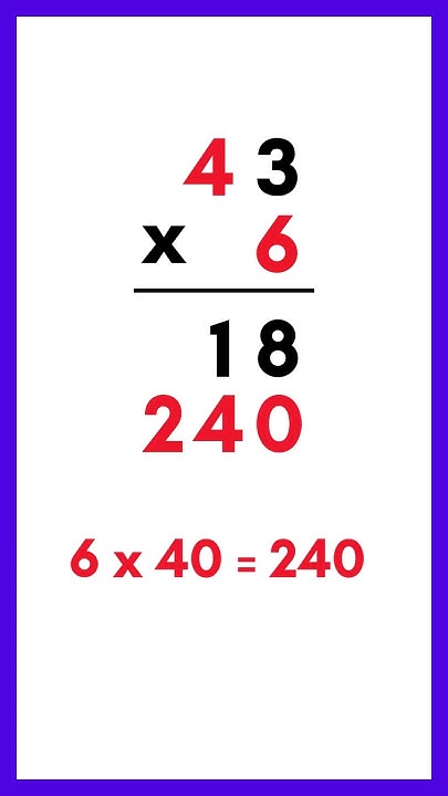 Multiply 2 digits by 1 digit - expanded column multiplication # ...