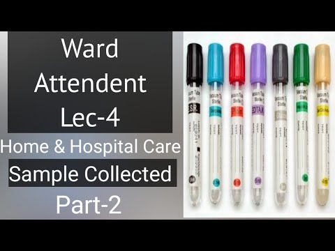 Ward Attendent Home Based Hospital Care Sample collecting Part-2 - YouTube
