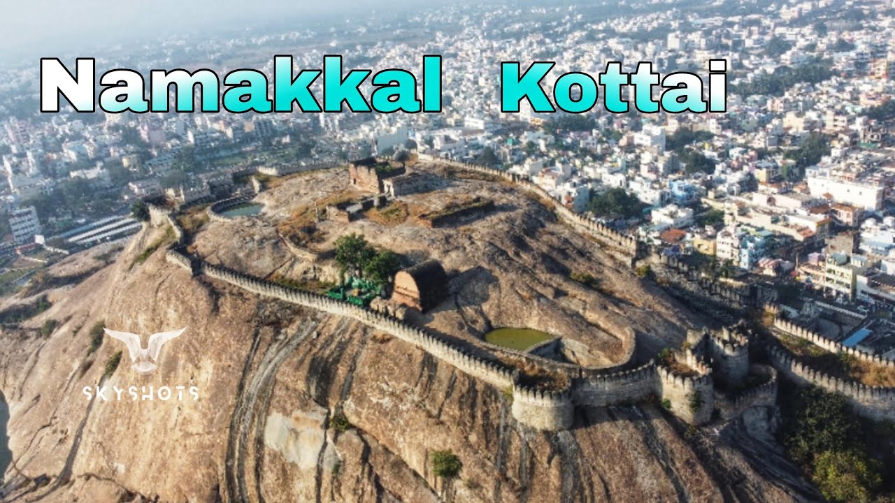 Namakkal Fort, The most Beautiful Eagle view, drone shot - YouTube