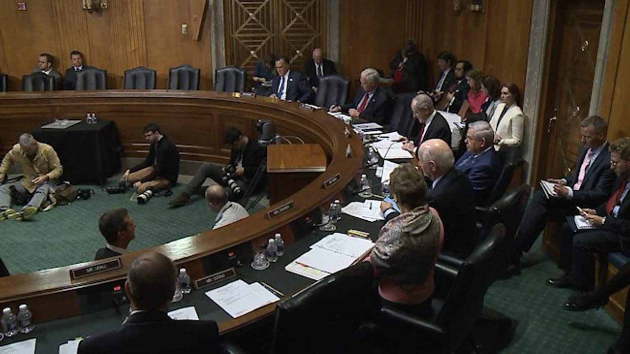 Ukraine takes spotlight at Senate Russia hearing - YouTube