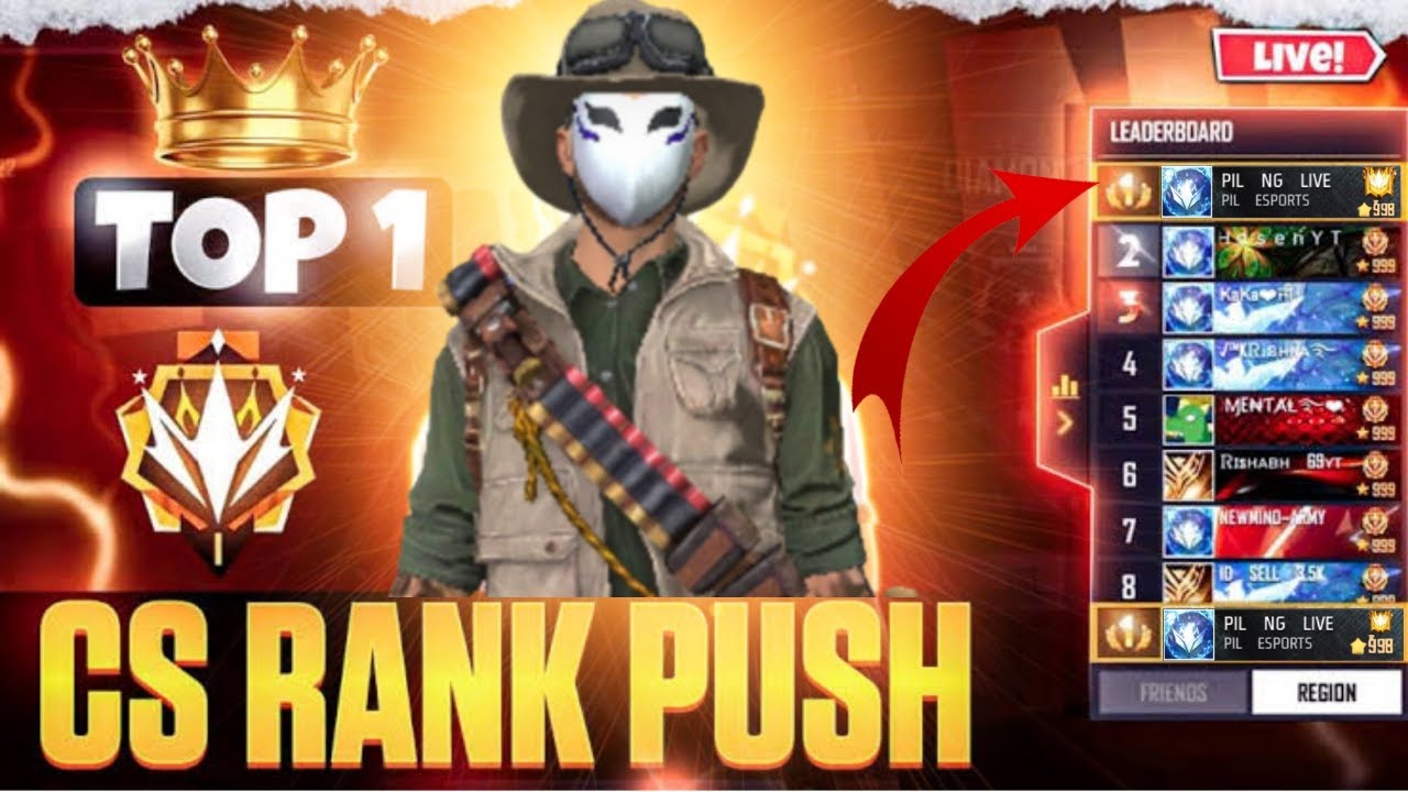 CS RANK PUSH GRANDMASTER TOP 1 REGION 🔥#classyff#nonstopgaming# ...