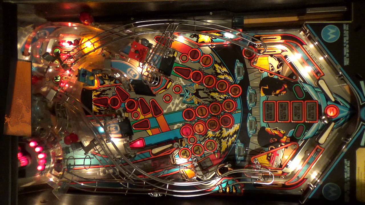 Demolition Man pinball machine gameplay - full screen/rotated - YouTube