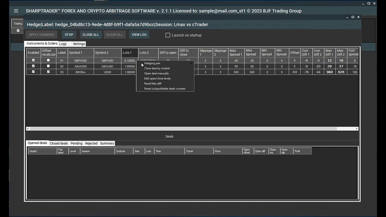 Mastering Hedge SharpTrader Arbitrage: A Step-by-Step Guide - YouTube