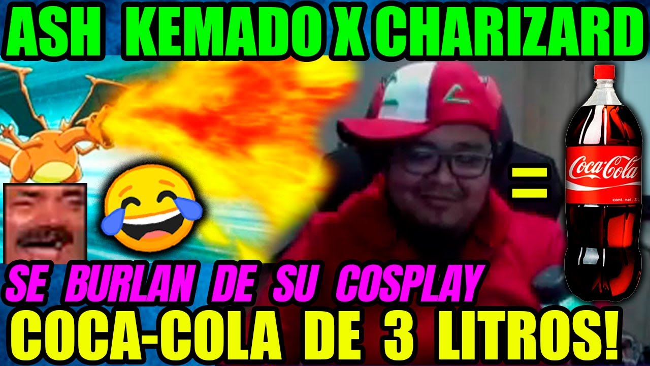 KGU3 de RISA 😂 SMASH es CRITICADO su COSPLAY de ASH, VIEWERS le dicen ...