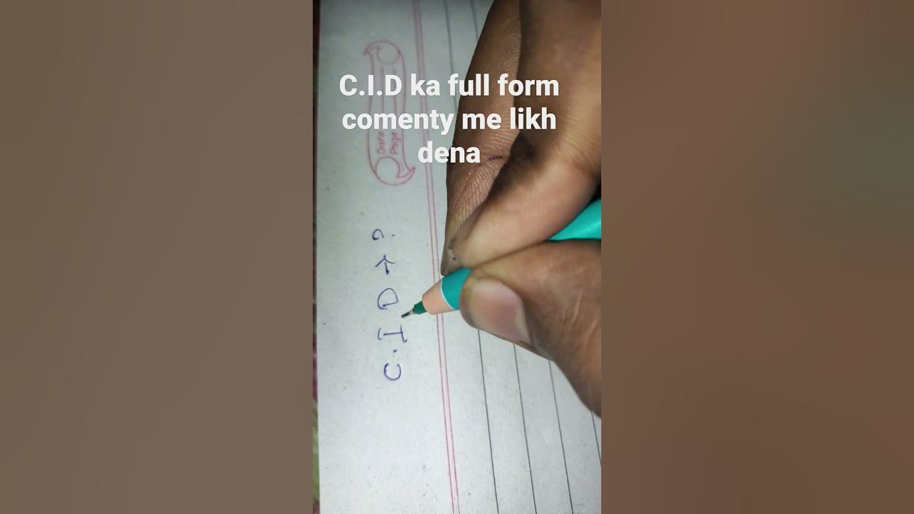 c-i-d-ka-full-form-likh-dena-comenty-me-youtube