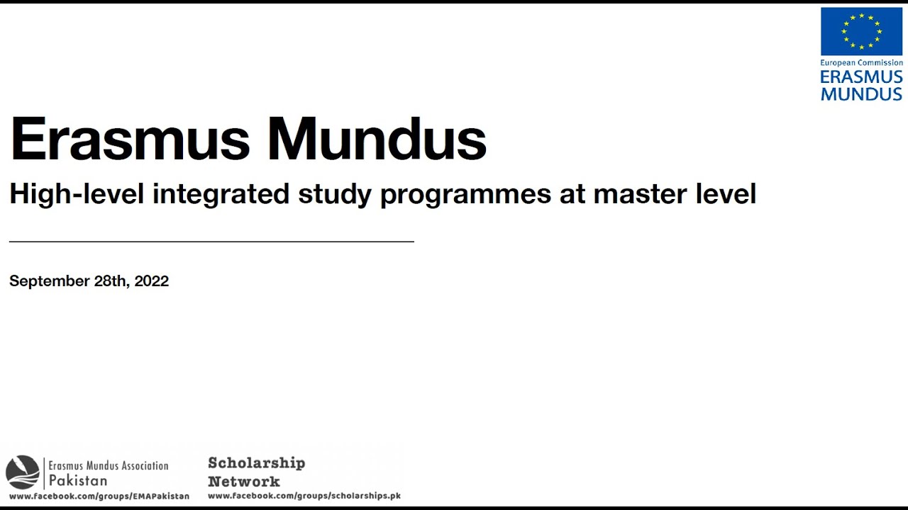 Information and instructions for applying for the Erasmus Mundus ...
