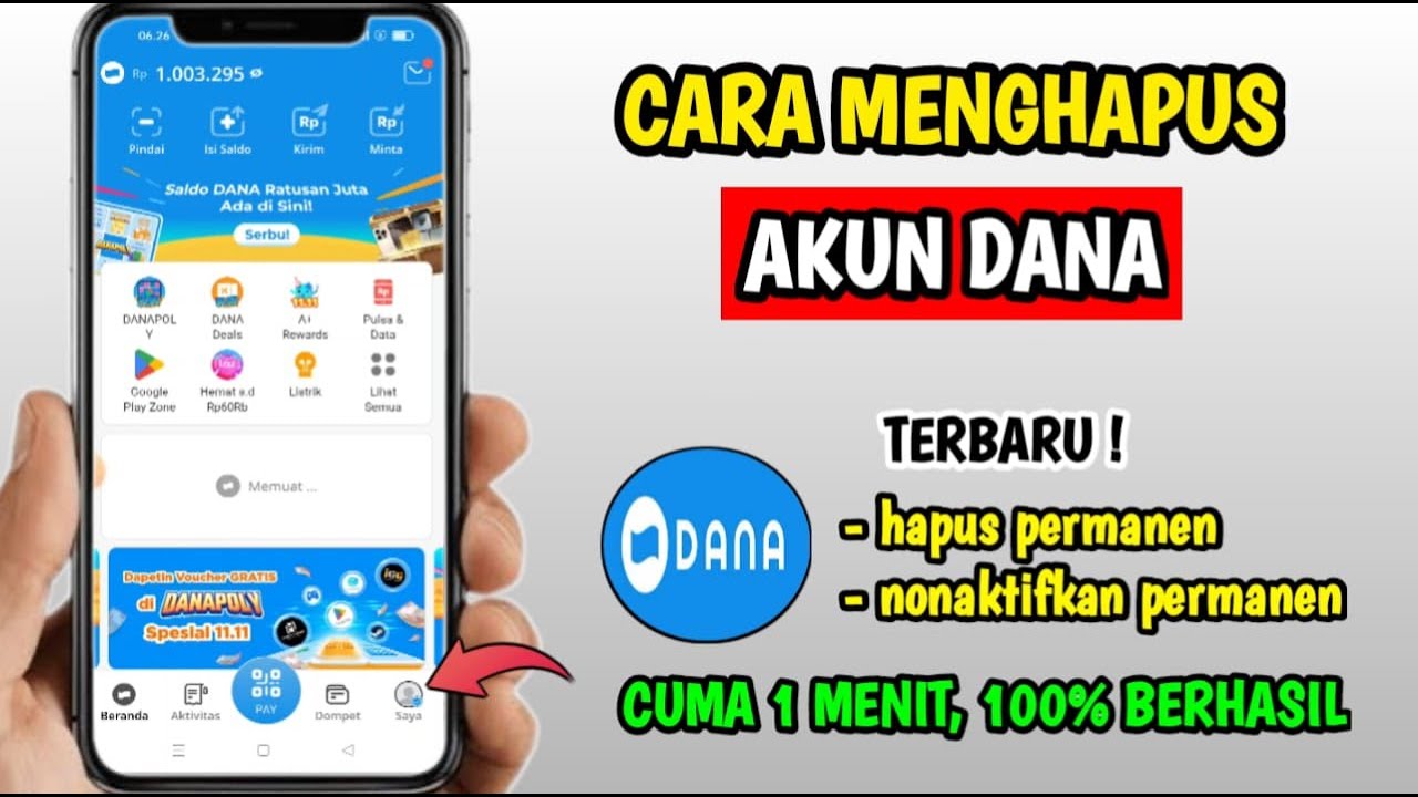 Cara Menghapus Akun Dana | Cara Hapus Akun Dana - YouTube