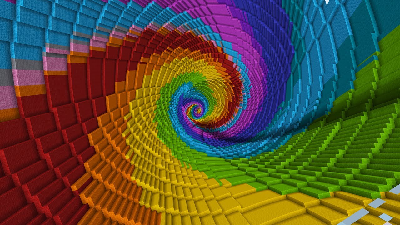 minecraft trippy dropper - YouTube