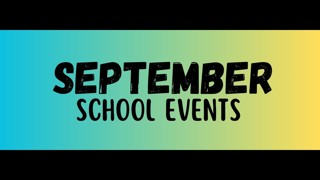 September Announcements - YouTube